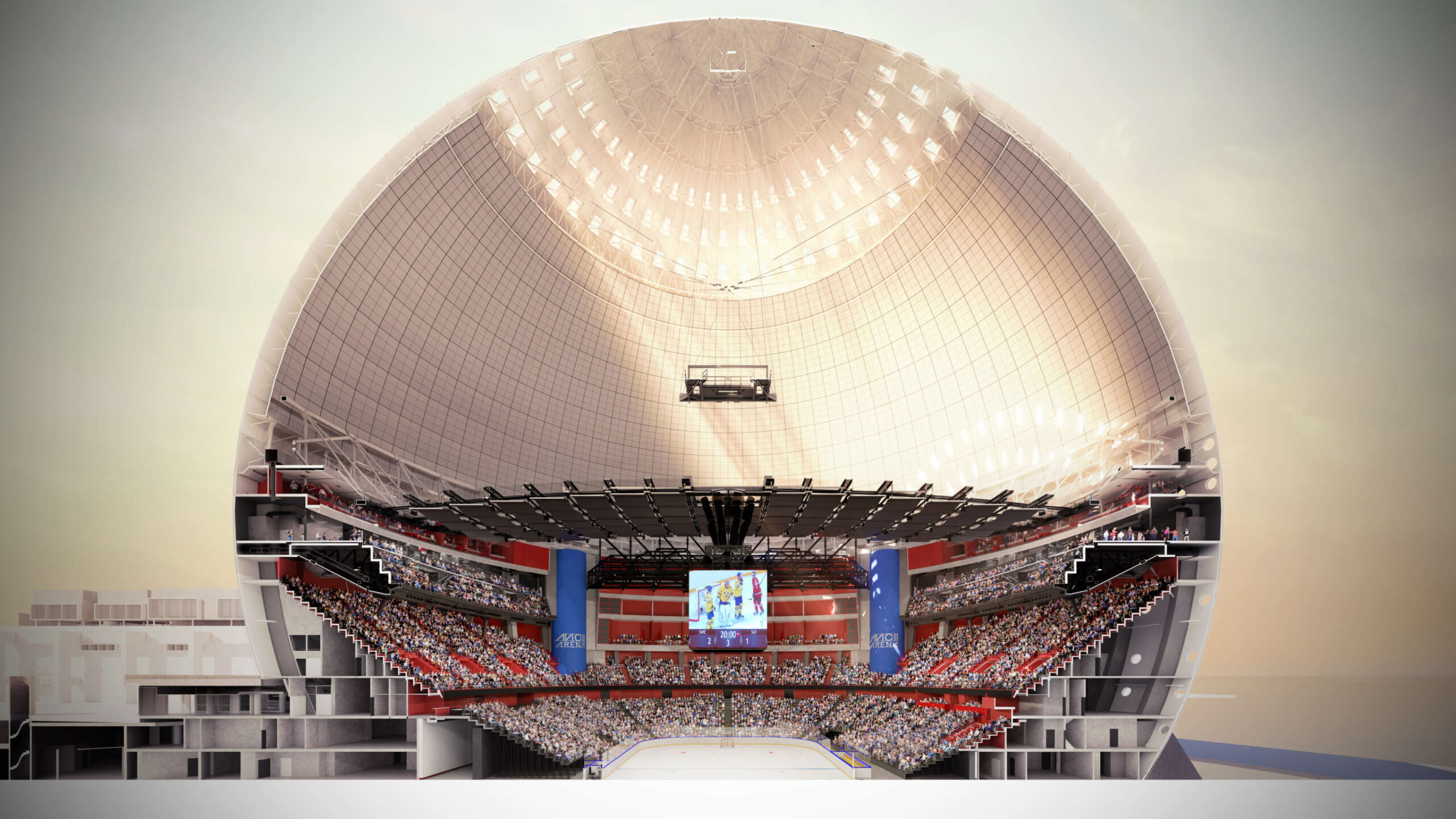 Klätterplattform - AVICII Arena - Globen | Bennab AB